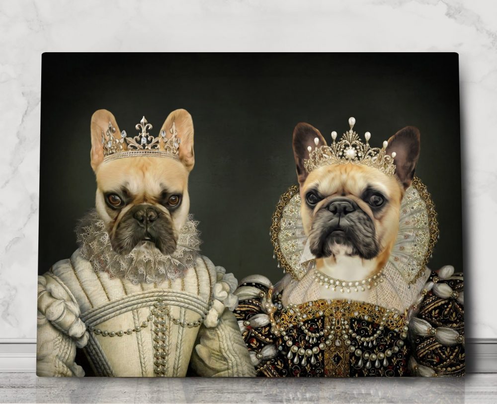 Princess Lily - Custom Pet Portrait - TinyFluffyPaws