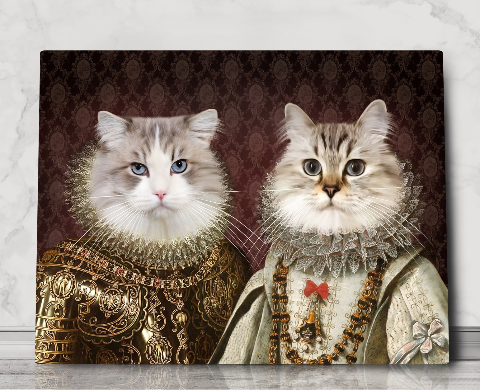 Queen Bailey - Custom Pet Portrait - TinyFluffyPaws