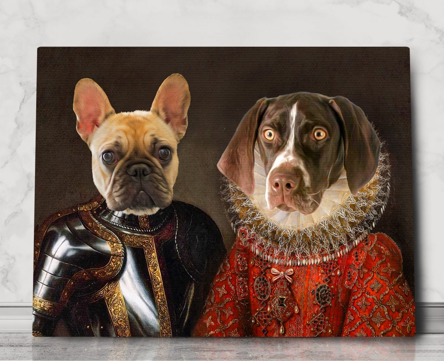 Queen Bailey - Custom Pet Portrait - TinyFluffyPaws