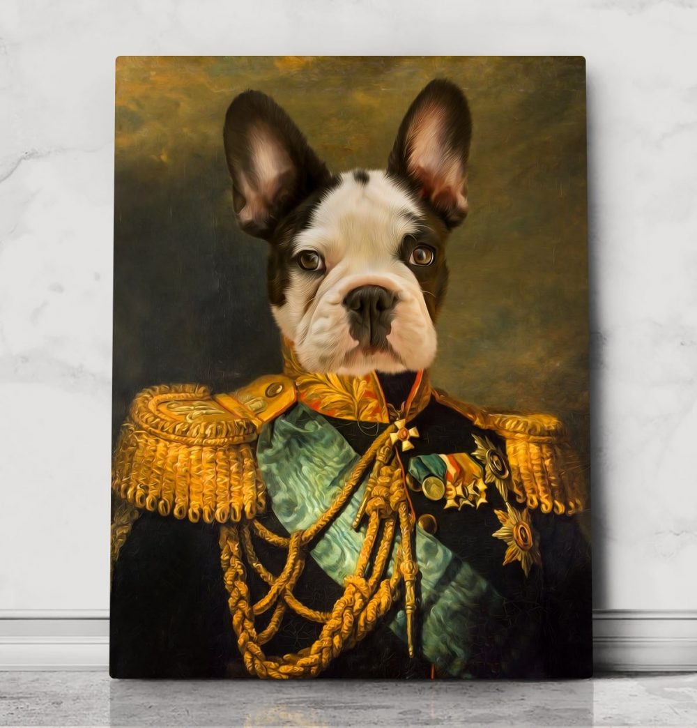 General Charlie - Royal Pet Portrait - TinyFluffyPaws